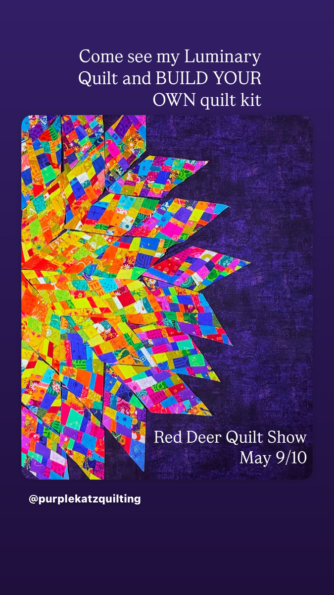 Luminary Quilt – Purple KATZ Quilting