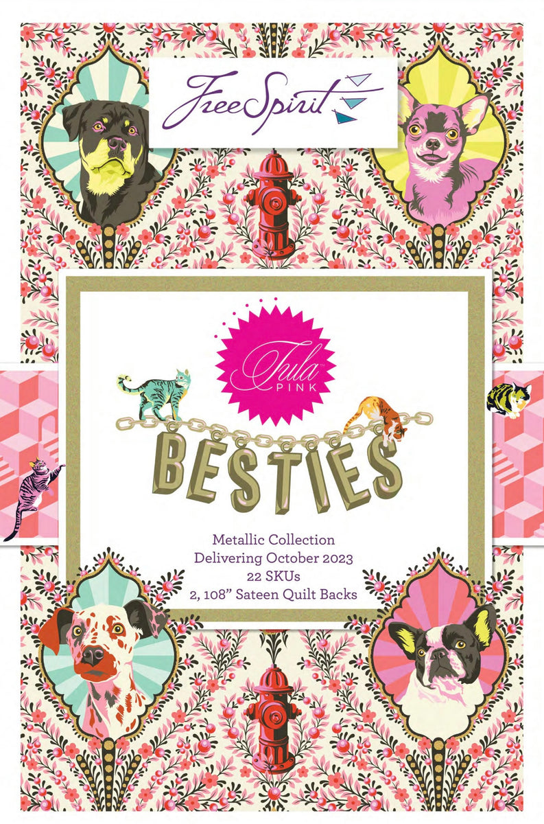 Tula Pink BESTIES – Purple KATZ Quilting