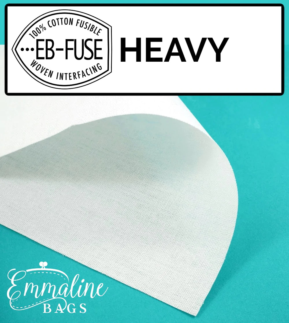 EB-FUSE HEAVY// EMMALINE FUSIBLE WOVEN COTTON INTERFACING – Purple KATZ ...